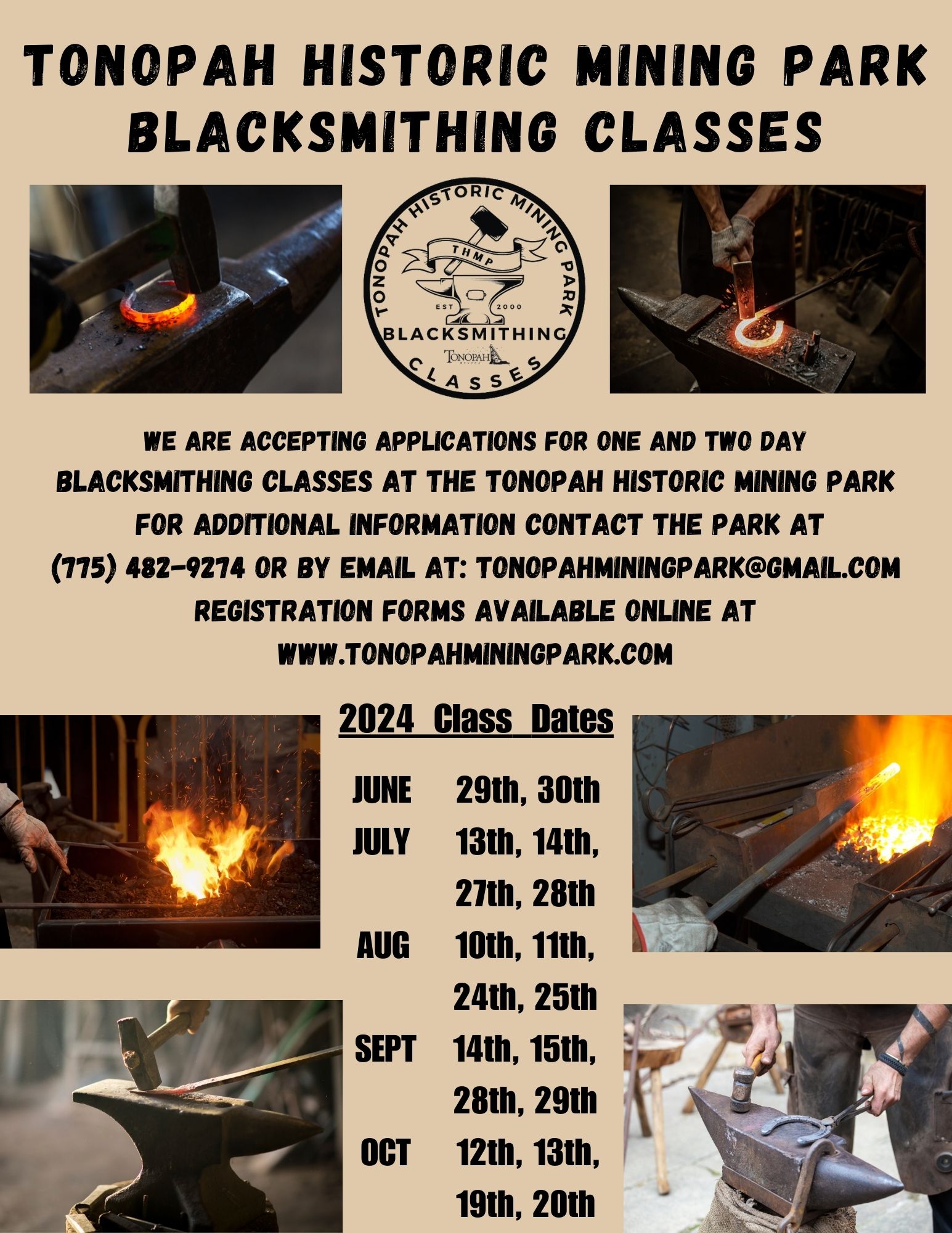 Blacksmithing Classes – Tonopah Historic Mining Park